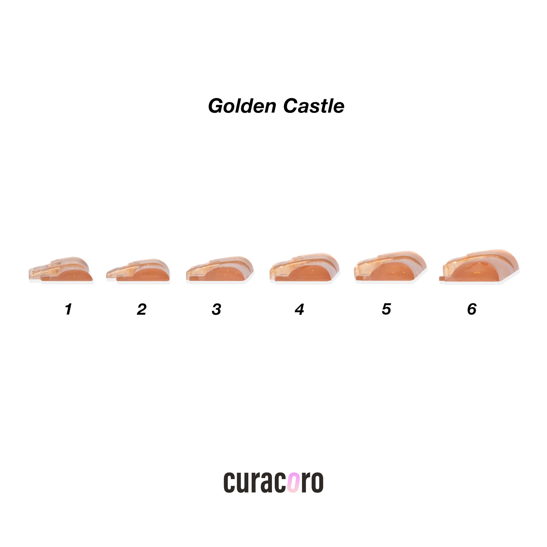 Golden Castle Lift Shields – Classic Lash Lift Set | Curacoro – CURACORO CA