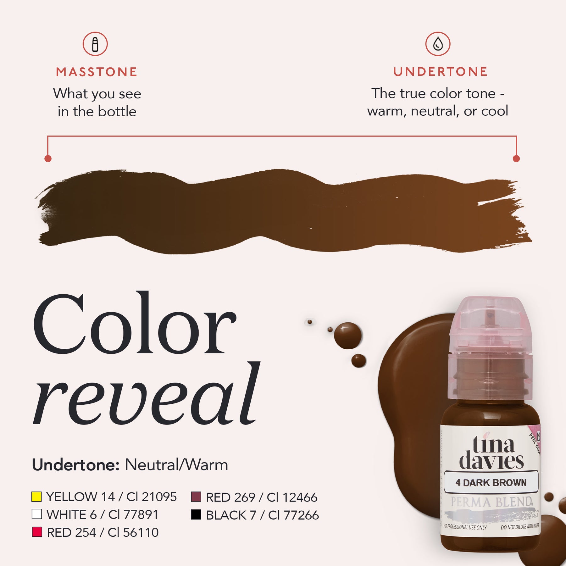 Curacoro - Tina Davies I ️ INK Brow Pigments Dark Brown – CURACORO CA